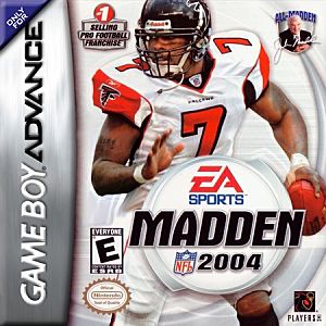 Madden 2004 Nintendo Game Boy Advance GBA