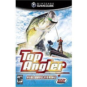 Top Angler Real Bass Fishing Gamecube Game