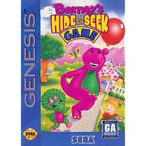 Barney Hide and Seek Sega Genesis