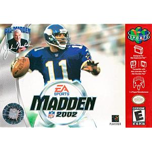 Madden 2002 Nintendo 64 N64