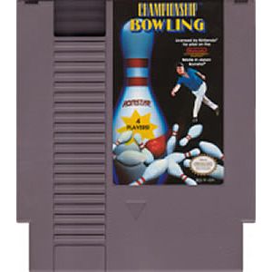 Championship Bowling NES Nintendo Game