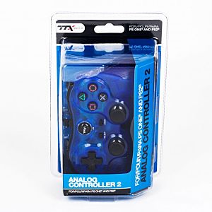 NEW PS2 Playstation 2 Blue Controller