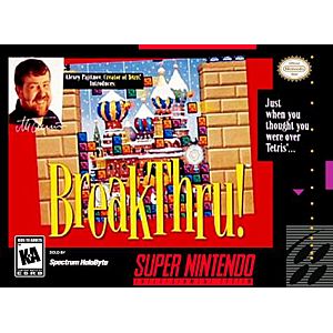 BreakThru! SNES Super Nintendo