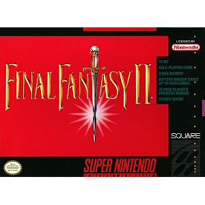 Final Fantasy II 2 SNES Super Nintendo