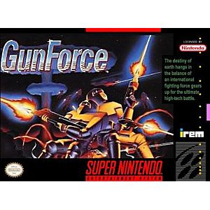 GunForce SNES Super Nintendo