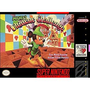Mickey's Ultimate Challenge SNES Super Nintendo