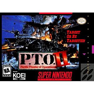 P.T.O. 2 Pacfic Theater of Operations SNES Super Nintendo