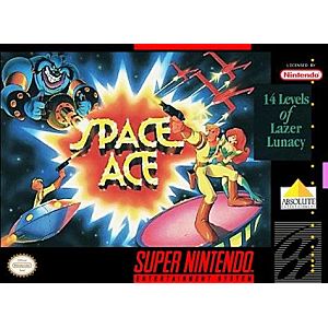 Space Ace SNES Super Nintendo