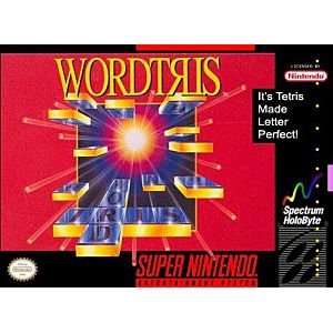 Wordtris SNES Super Nintendo