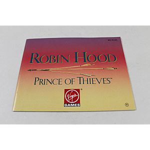 Manual - Robin Hood Prince Of Thieves - Nes Nintendo