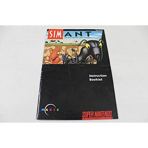 Manual - Simant - Snes Super Nintendo Sim Ant