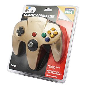 New Nintendo 64 Gold Controller