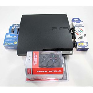 Playstation 3 Slim 160GB System Charcoal Black