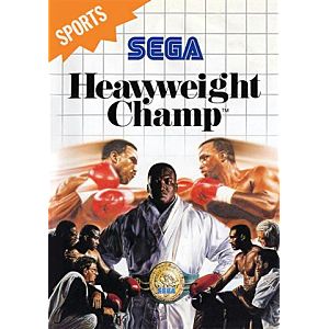 Heavyweight Champ Sega Master System Game Used