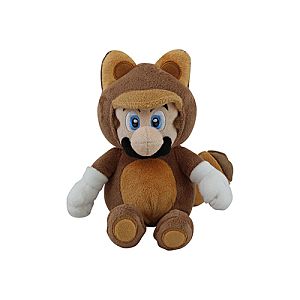 Plush Tanooki / Kitsune Mario 9" (Sanei)